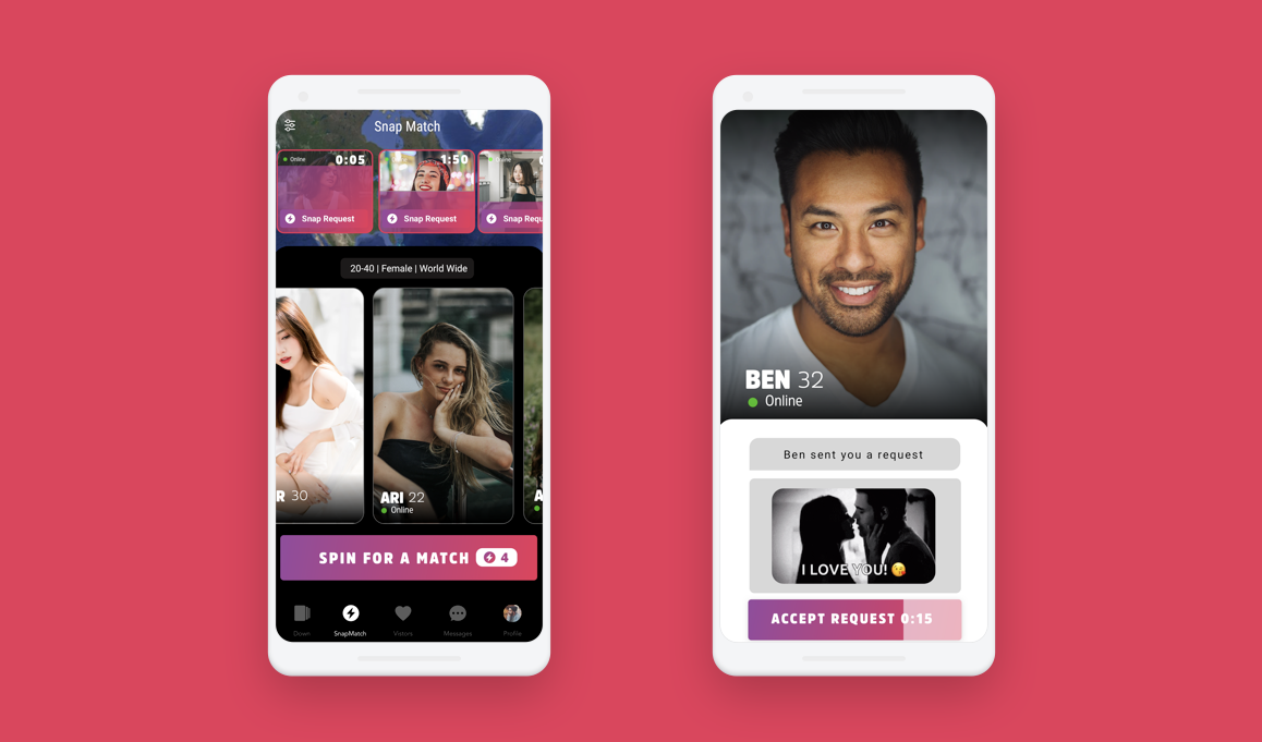 Down Hookup App's New "Snap Match" Feature Gets You Virtual Connections ...