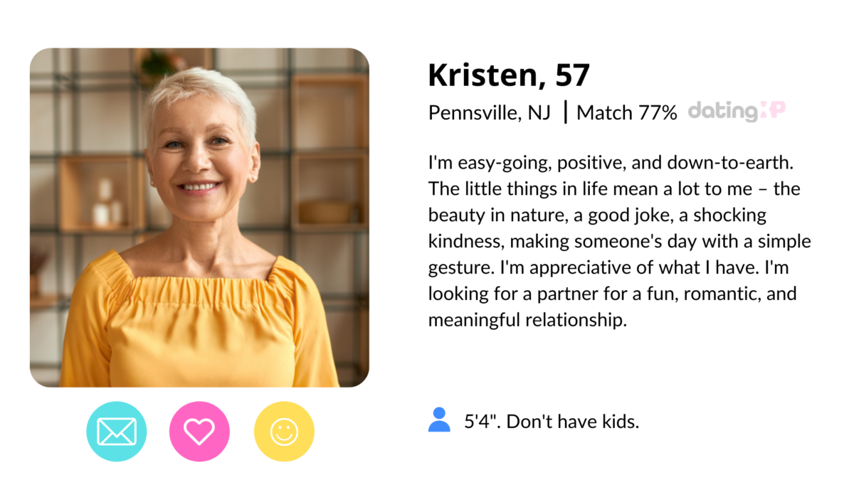 Woman Over 50 Dating Profile Examples (With Tips) — DatingXP.co