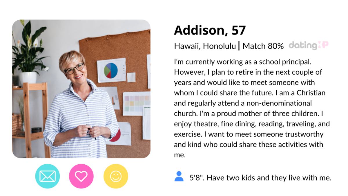 Woman Over 50 Dating Profile Examples (With Tips) — DatingXP.co
